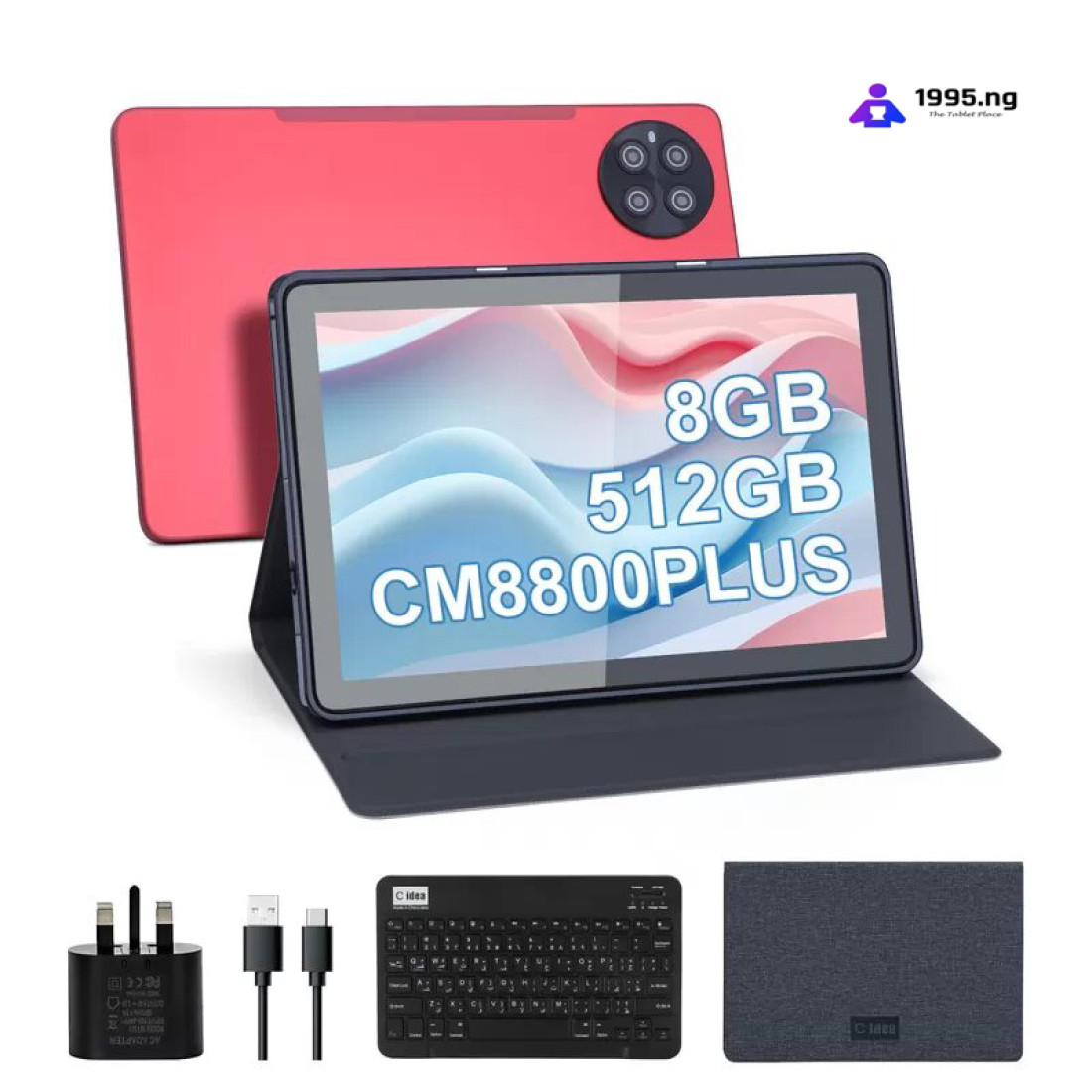 Cidea CM8800 Plus Android 13.0 Smart Tablet PC- 8GB 512GB