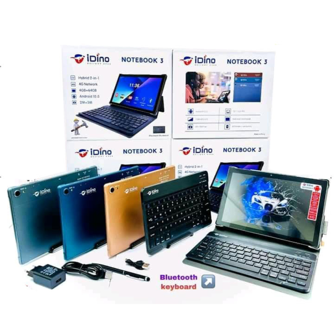 IDino Note Book 3 Tablet| Tablet with Keyboard | IDINO TABLET COMPANY