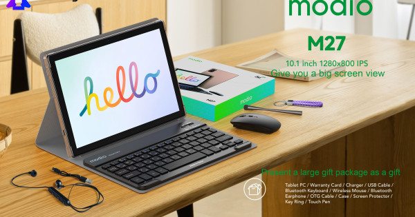 Modio M27 8GB 256GB Android Tablet PC | Modio Android Tablet PC | Modio ...