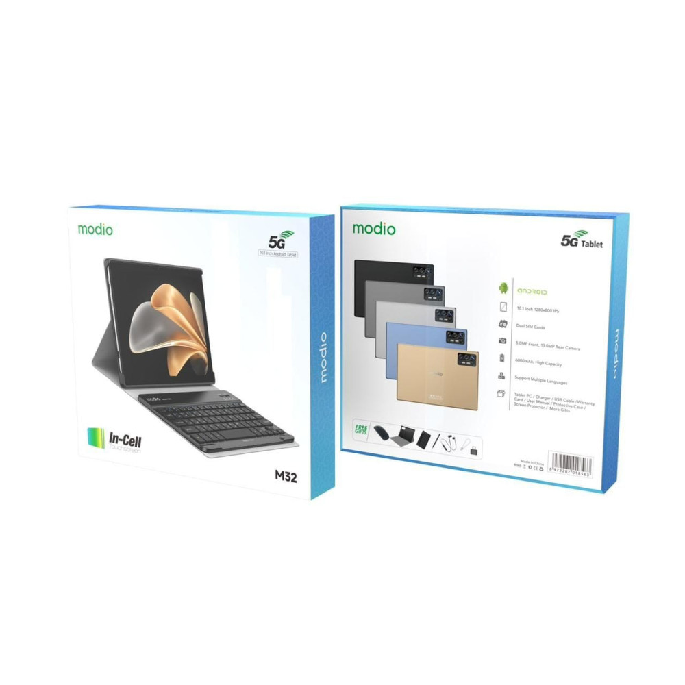 Modio M32 8GB 512GB Android Tablet With Keyboard | Modio M32 Android ...
