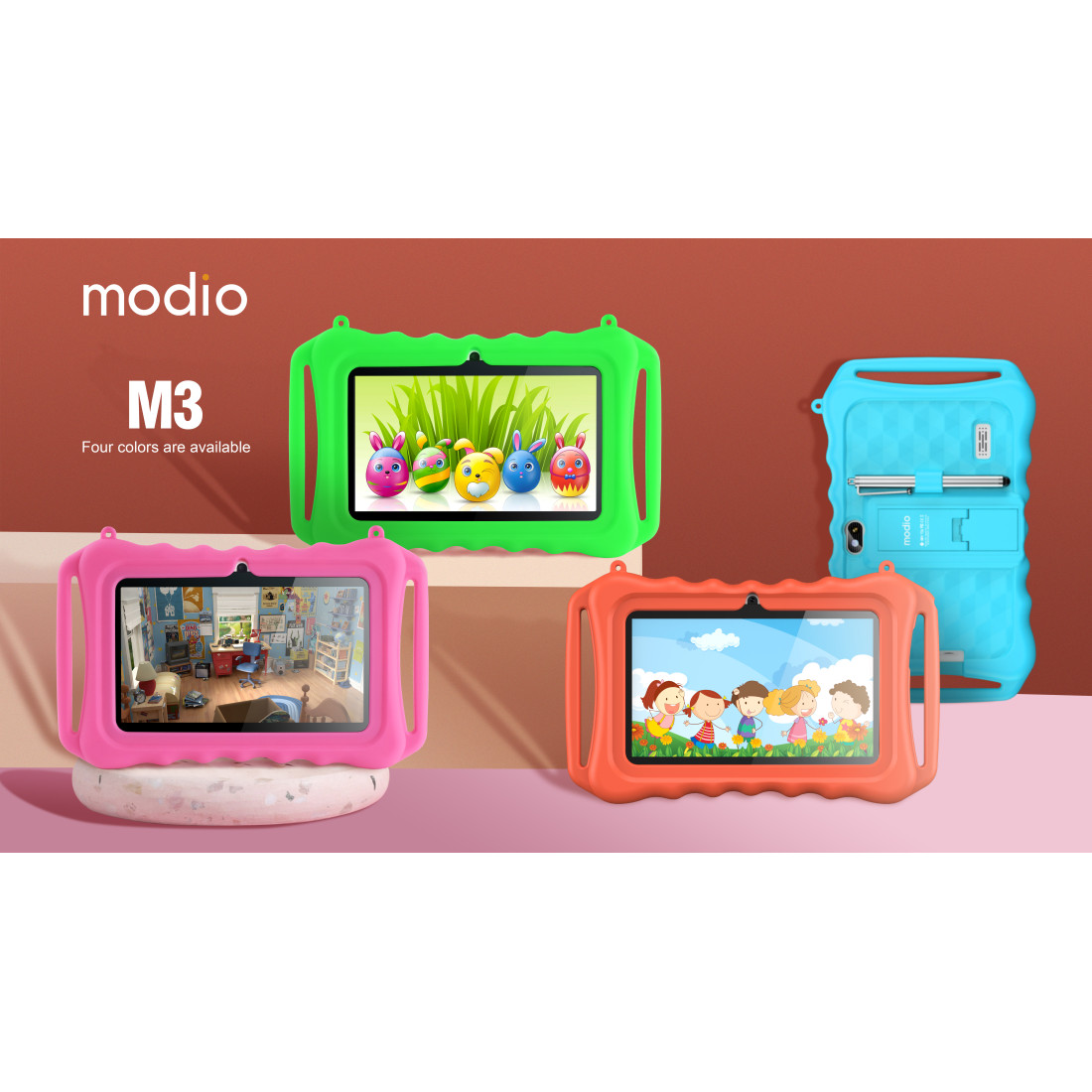 Modio M3 Android Tablet for Kids | Modio Kids Educational Tablet ...