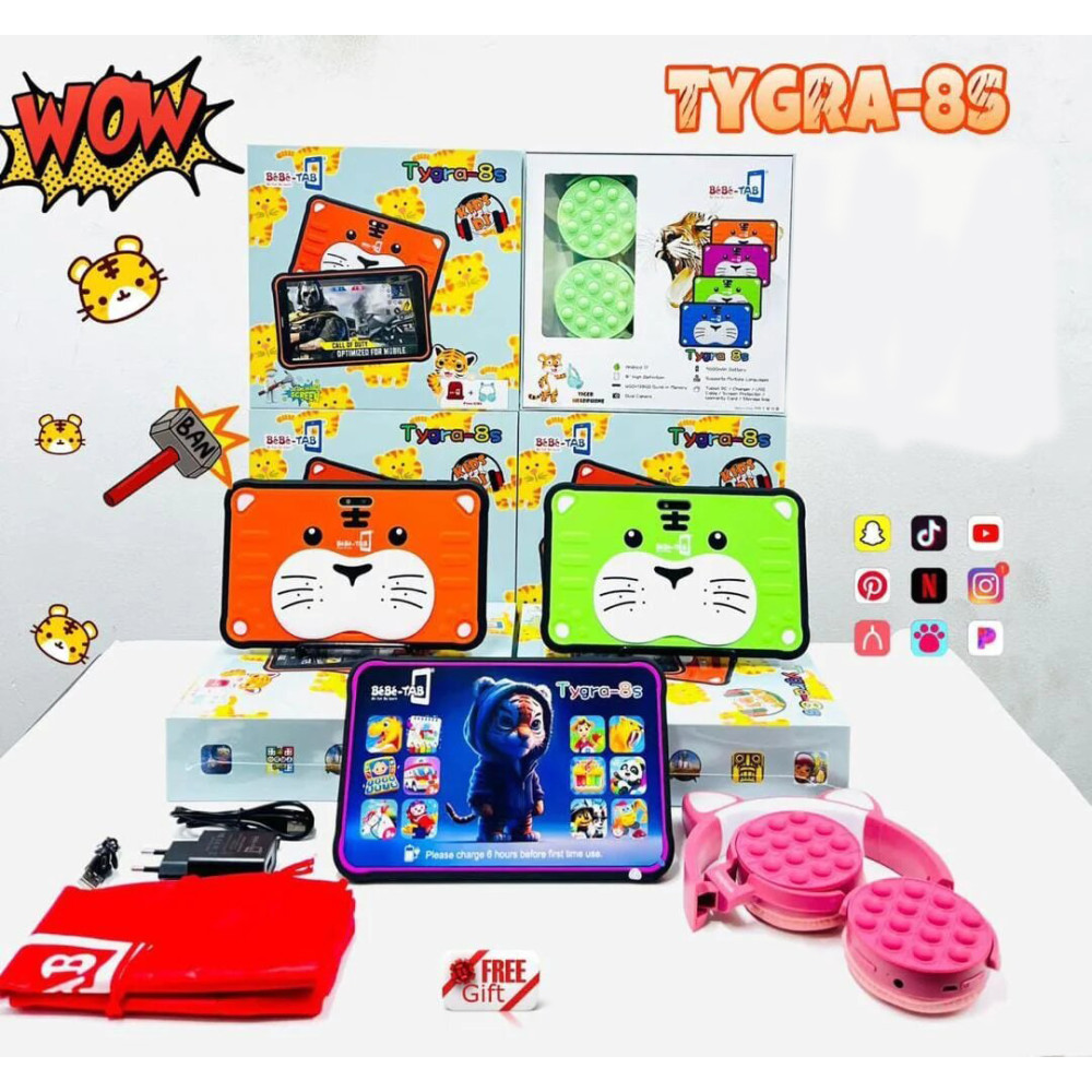 Bebe tab Tygra 8S Android Tablet | Bebetab Android Tablet Bebe-tab ...